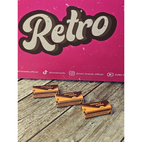 Zuru | Toys | Mini Brands Retro Ultra Rare Hersheys Kisses Box Bundle ...